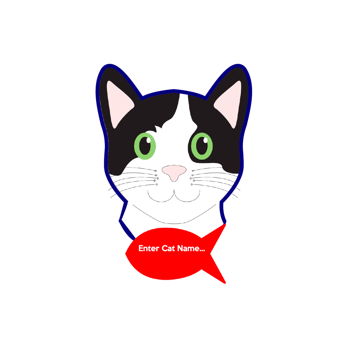 Custom Cat ID tag – Charlie's Paws